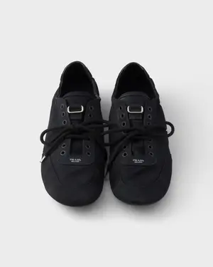 Prada Canvas Sneakers - Black