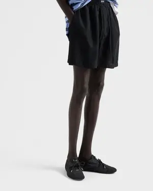 Prada Canvas Sneakers - Black