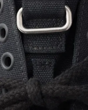 Prada Canvas Sneakers - Black