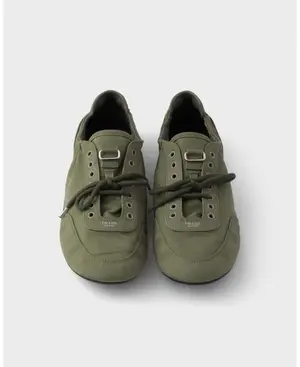 Prada Canvas Sneakers - Green