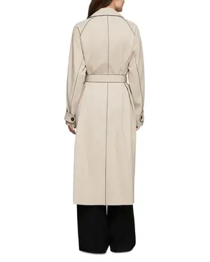 Lafayette 148 New York Double Breasted Trench Coat