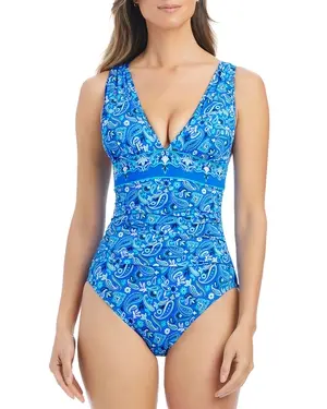 BLEU BY ROD BEATTIE Banded One Piece Swimsuit