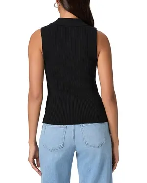Paige The Vesta Top - Black