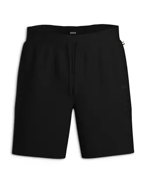 BOSS Ribbed Drawstring Shorts