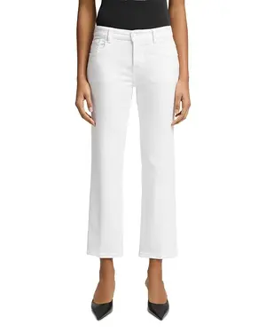 7 For All Mankind Calie Mid-rise Straight Ankle Jeans