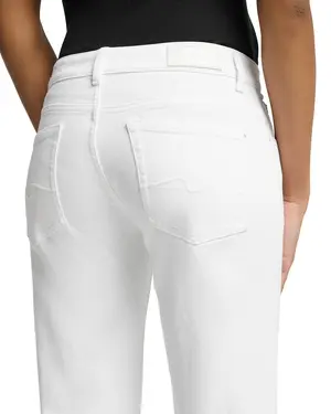 7 For All Mankind Calie Mid-rise Straight Ankle Jeans