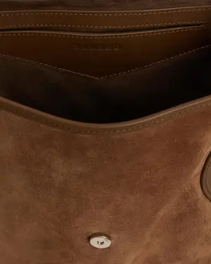 Sandro Le Claudia Fringed Leather & Suede Bag - Camel