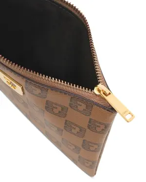 Gerard Darel Monogram Leather Pochette