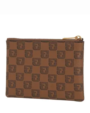 Gerard Darel Monogram Leather Pochette