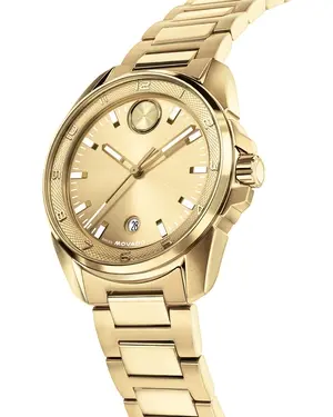 Movado Bold Verso S Watch, 42mm - Gold Dial