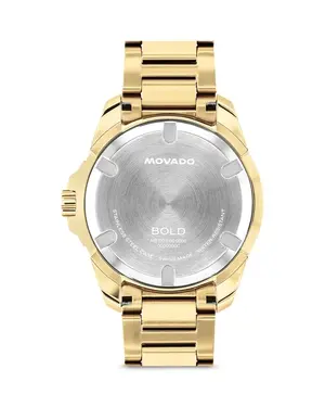 Movado Bold Verso S Watch, 42mm - Gold Dial