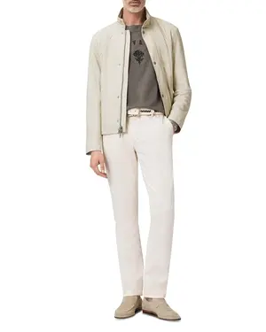 John Varvatos Ronan Cropped Leather Jacket