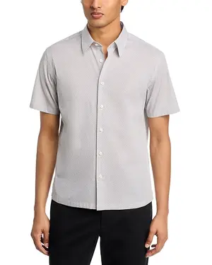 Theory Irving Short Sleeve Optical Shirt - Morel Multi