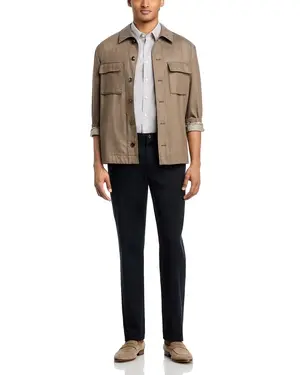 Theory Irving Short Sleeve Optical Shirt - Morel Multi