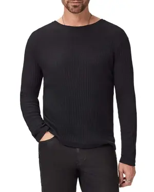 John Varvatos Angelo Long Sleeve Crew - Black