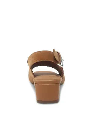 KENNETH COLE Samarra Slingback Sandals - Tan Suede