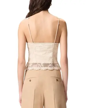 Pinko Janessa Sleeveless Lace Top - C
