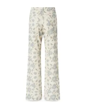 Pinko Wanda Wide-leg Floral Jeans - Ce