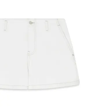 Emporio Armani Relaxed Fit High Rise Denim Shorts