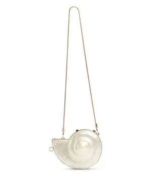 Simkhai Marion Shell Clutch - Pearl