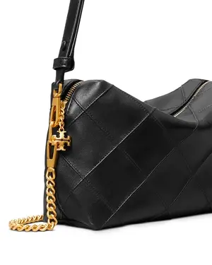 Tory Burch Fleming Soft Leather Crossbody - Black