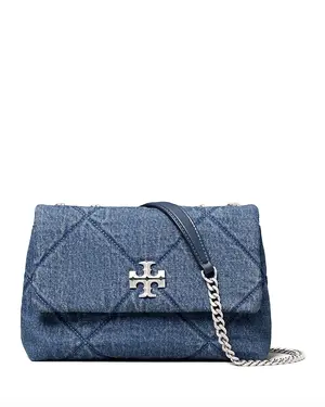 Tory Burch Kira Small Quilted Shoulder Bag - Blue