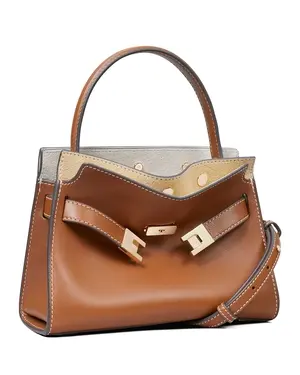 Tory Burch Lee Radziwill Petite Crossbody Bag - Aged Tan
