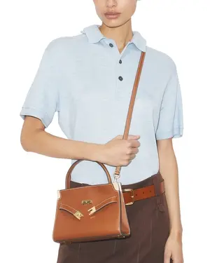 Tory Burch Lee Radziwill Petite Crossbody Bag - Aged Tan