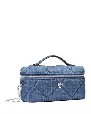 Tory Burch Kira Diamond Quilted Vanity Case - Blue