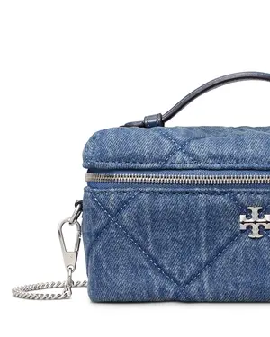 Tory Burch Kira Diamond Quilted Vanity Case - Blue