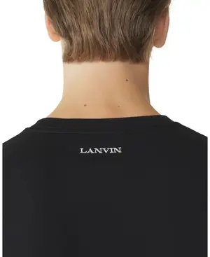 LANVIN Mother And Daughter T-shirt - Black.