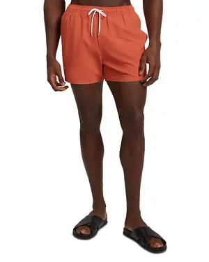 Ted Baker London Heffner Seersucker Swim Short 4.72 - Red