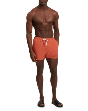 Ted Baker London Heffner Seersucker Swim Short 4.72 - Red