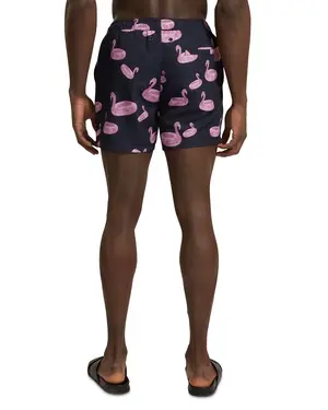 Ted Baker London Flamingo Print Swim Shorts