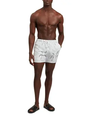 Ted Baker London Palm Print Swim Short