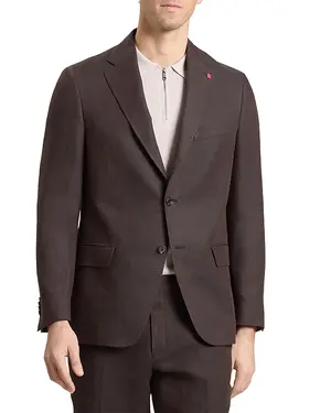 Ted Baker London Winfred Linen Modern Fit Suit Jacket - Chocolate