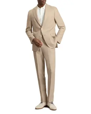 Ted Baker London Winfred Linen Modern Fit Suit Jacket - Sand