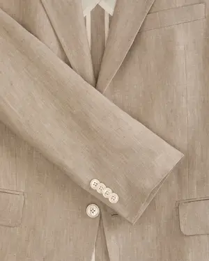 Ted Baker London Winfred Linen Modern Fit Suit Jacket - Sand