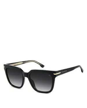 Victoria Beckham Square Sunglasses, 54mm - Black
