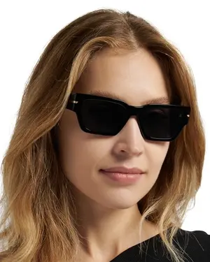Victoria Beckham Square Sunglasses - Black
