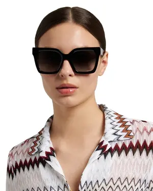 Missoni Square Frame Sunglasses