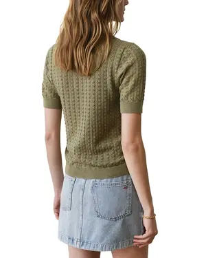 Marine Layer Piper Knit Resort Shirt - Olive