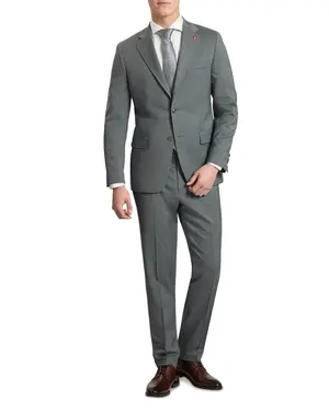 Ted Baker London Plaid Modern Fit Suit Jacket - Green