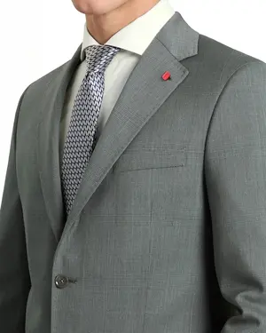 Ted Baker London Plaid Modern Fit Suit Jacket - Green