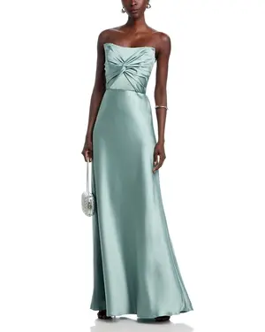 Amsale Aretha Gown - Jade