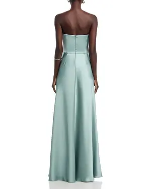 Amsale Aretha Gown - Jade