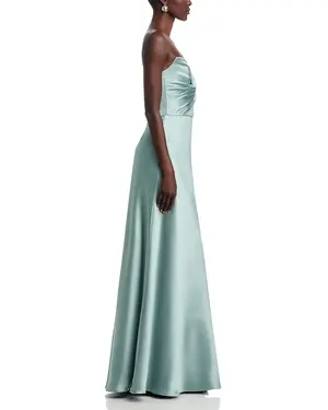 Amsale Aretha Gown - Jade