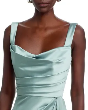 Amsale Strappy Maxi Dress