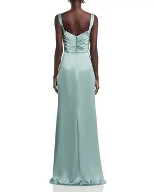 Amsale Strappy Maxi Dress