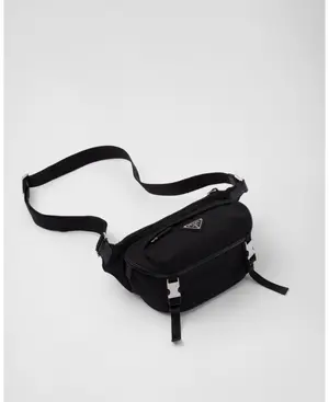 Prada Re-nylon And Saffiano Leather Shoulder Bag